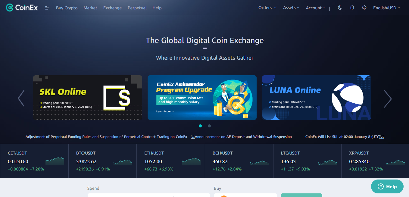 Coinex Referral Code - kgzdh